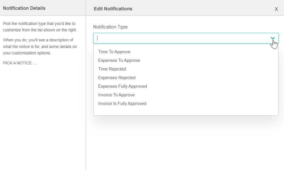 Activate and Edit Notifications in BigTime – BigTime Software