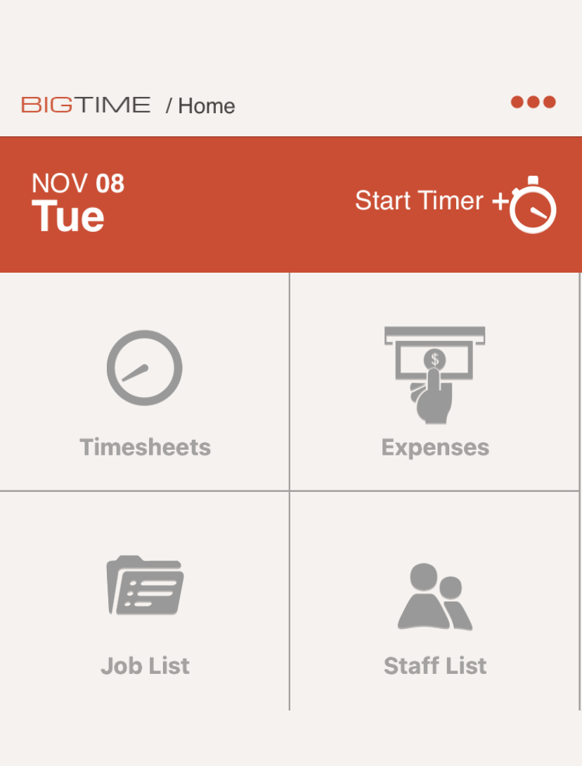 Entering Time Using BigTime Mobile: Legacy Version – BigTime Software