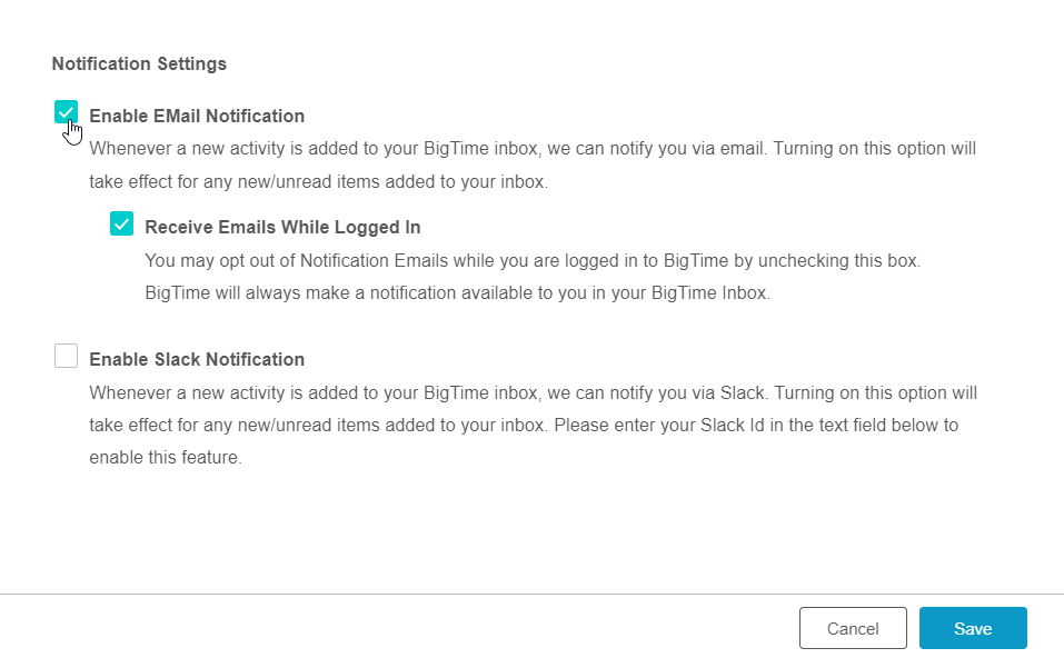 How To Use Budget Notifications – BigTime Software