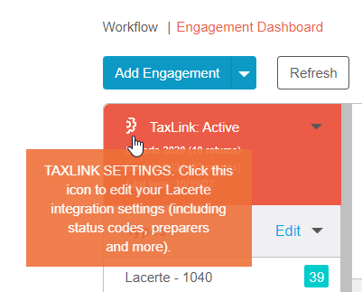 Managing Lacerte Integration Settings – BigTime Software