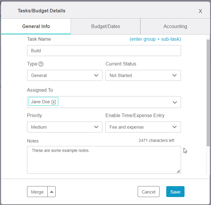 How To Use Overview/Status Feature in the Task Editor – BigTime Software