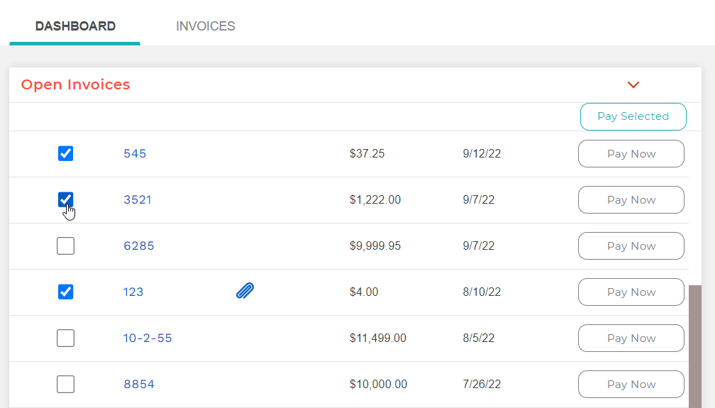 How To Make Bulk Invoice Payments in the Client Portal – BigTime Software