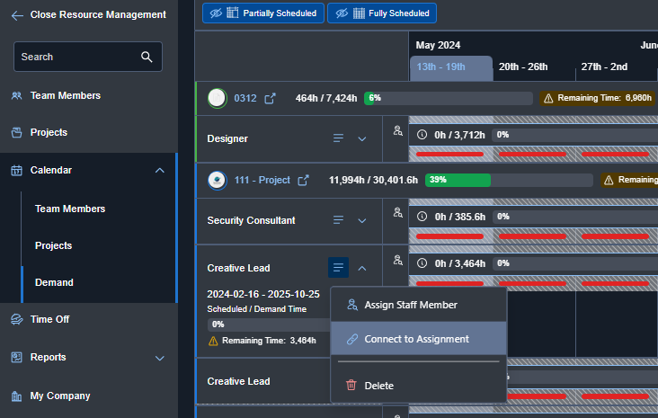 Assignments and Demand Matching – BigTime Help Center & Support