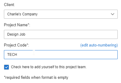 Accessing and Using Project Codes – BigTime Software