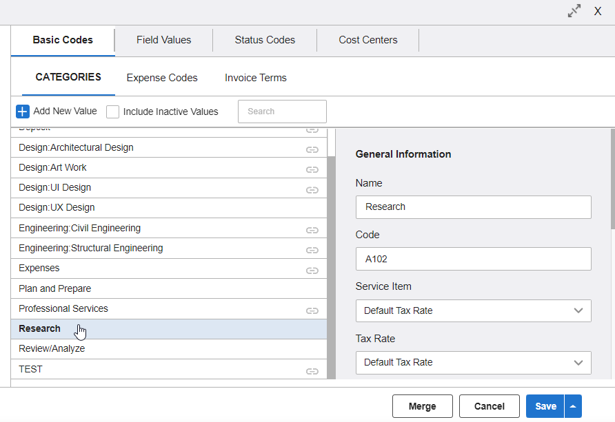 Add a Labor Code Description in Timesheet Notes – BigTime Software
