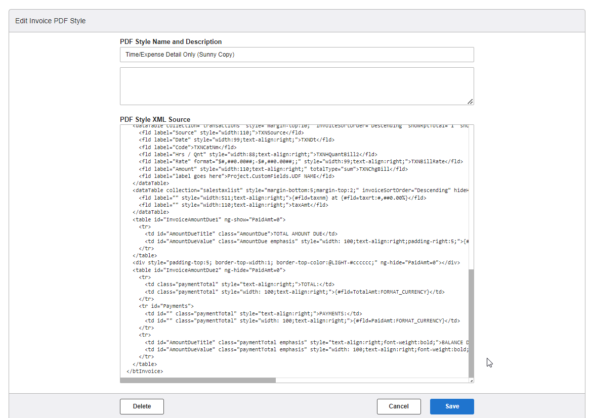 Understanding BigTime's Invoice XML Formatting – BigTime Software